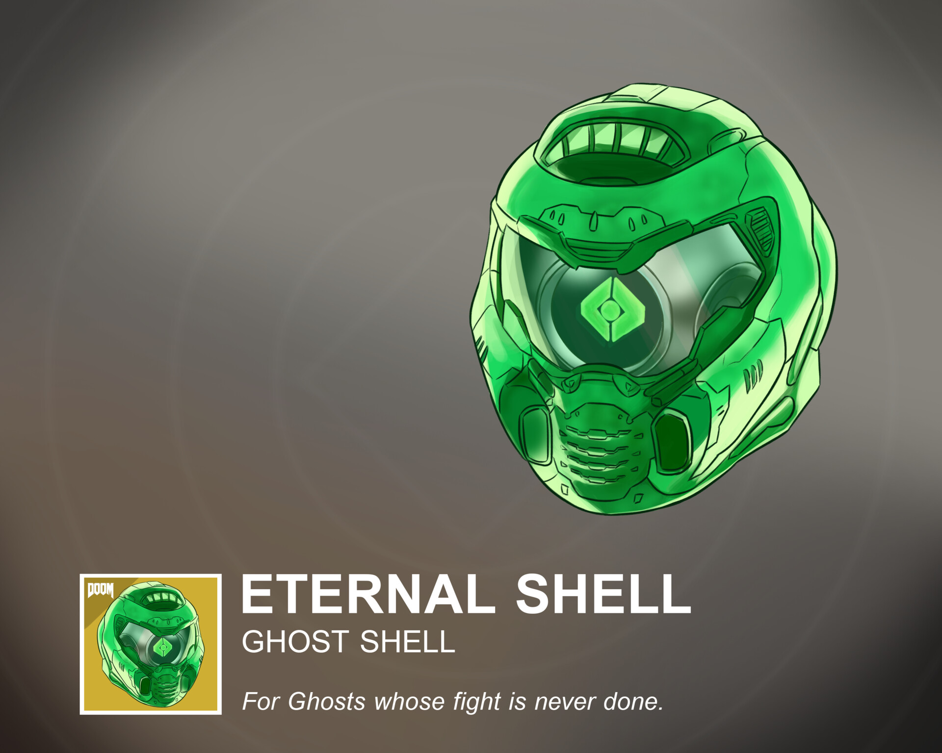 ArtStation - Destiny x Doom: Eternal Shell
