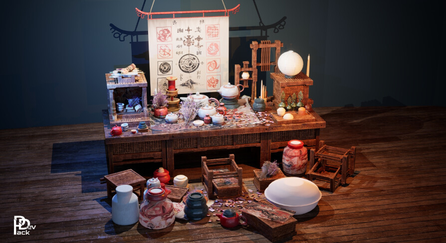 ArtStation - Chinese_Props