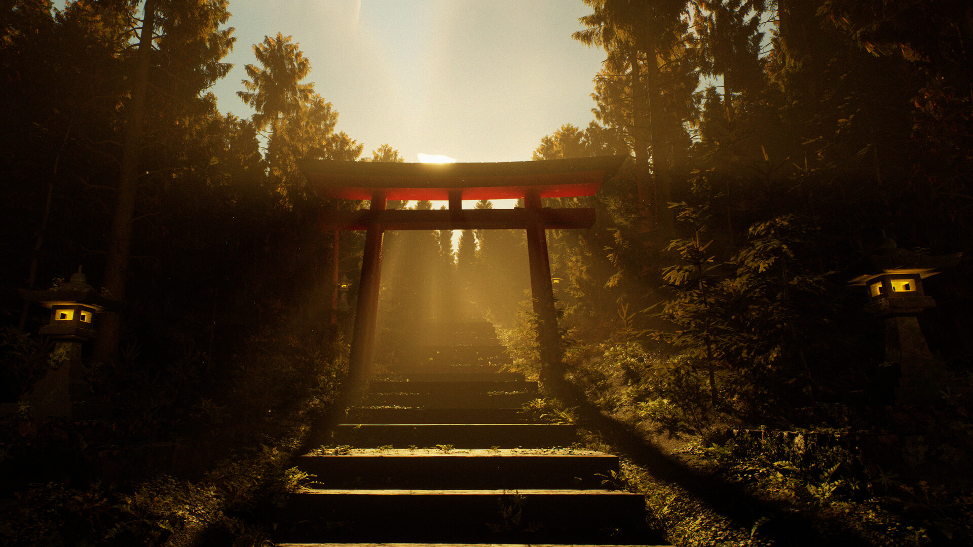 ArtStation - Japanese Forest