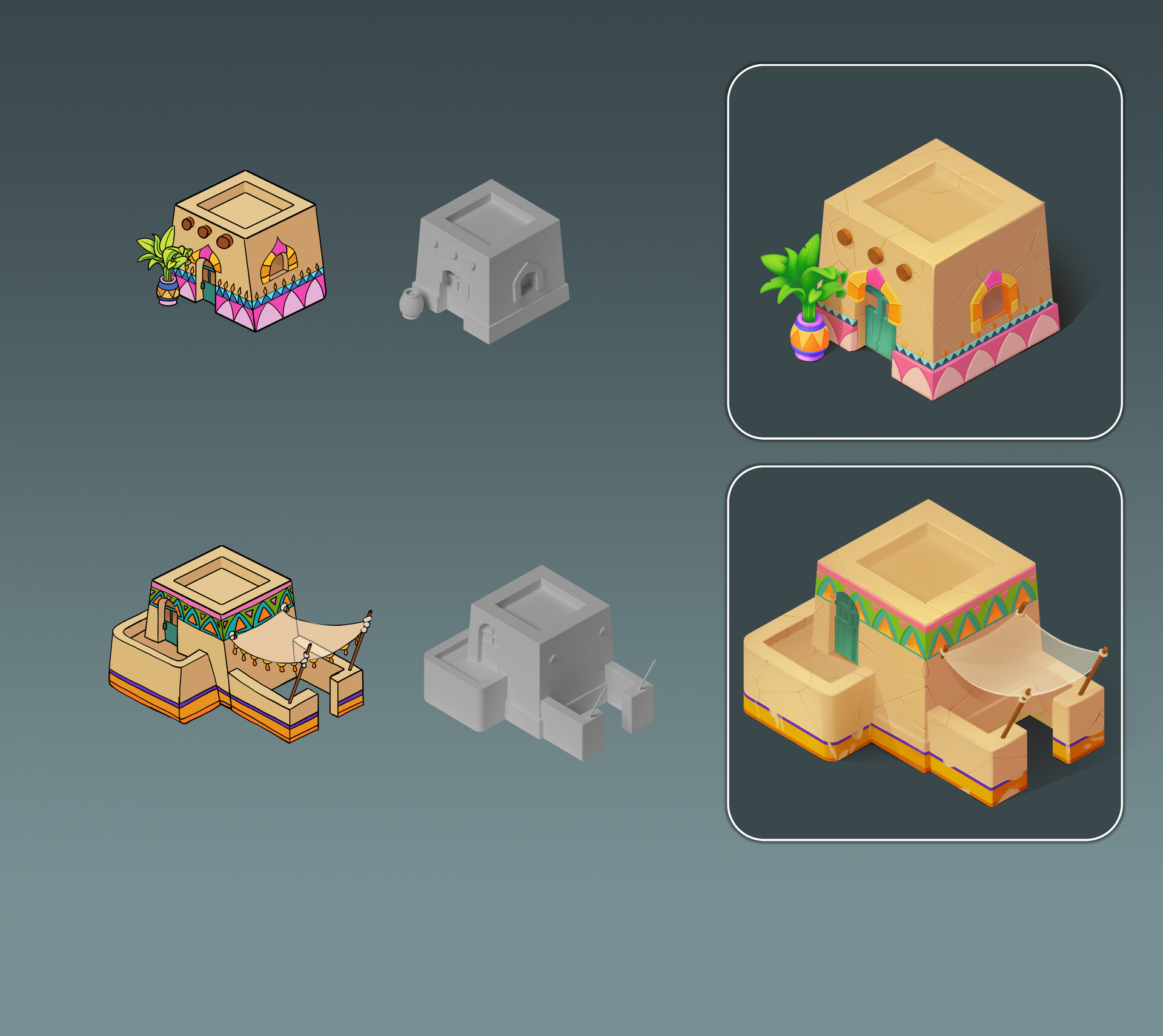 ArtStation - 2D game environment