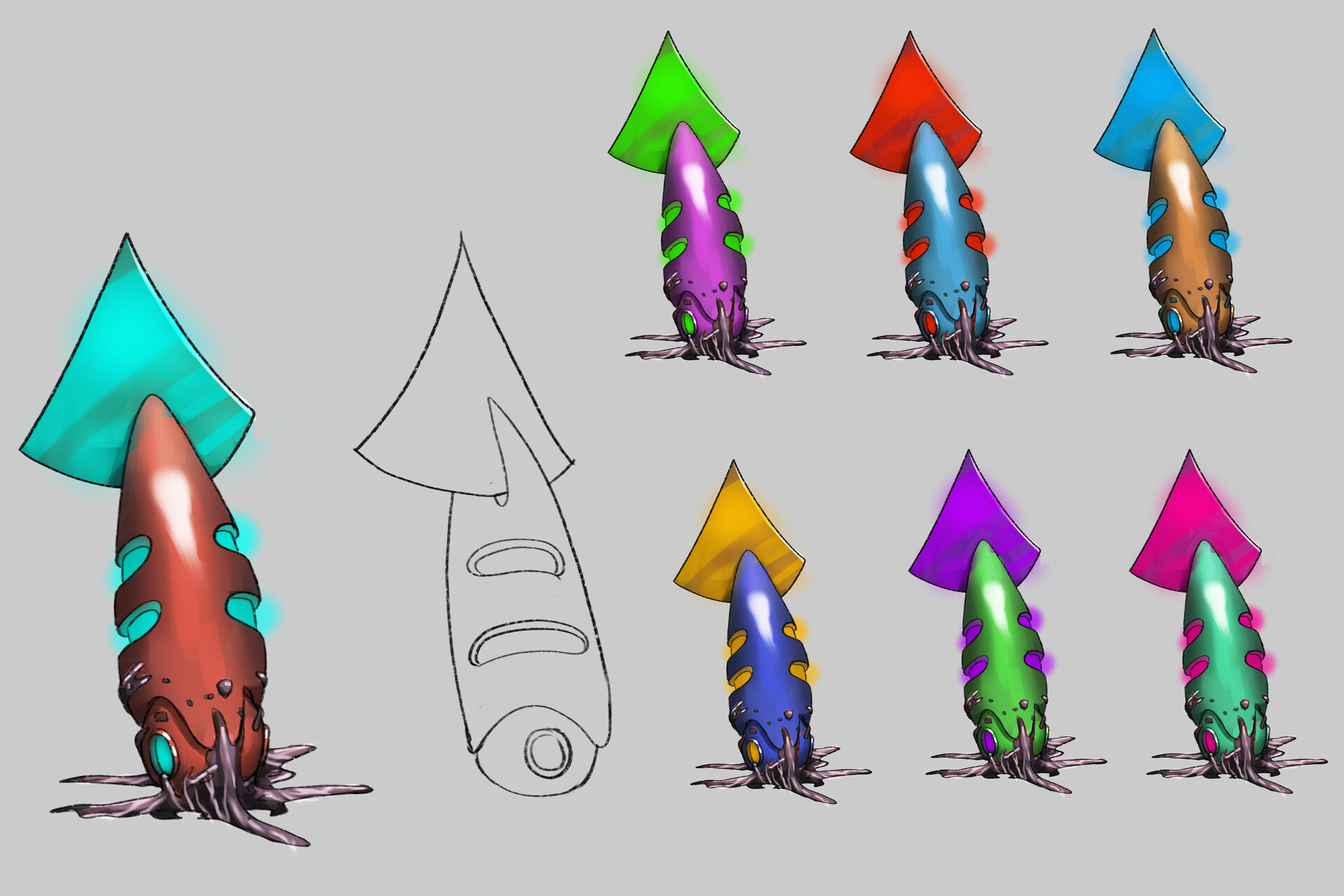 ArtStation - Robot Squid