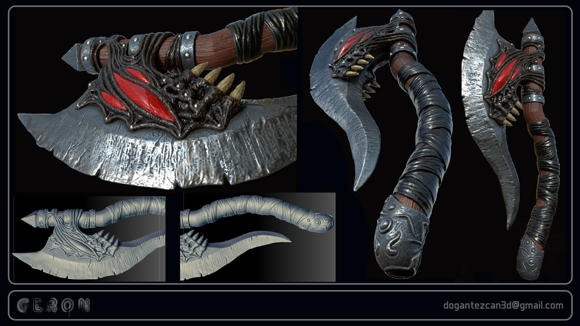 ArtStation - Demonic Axe