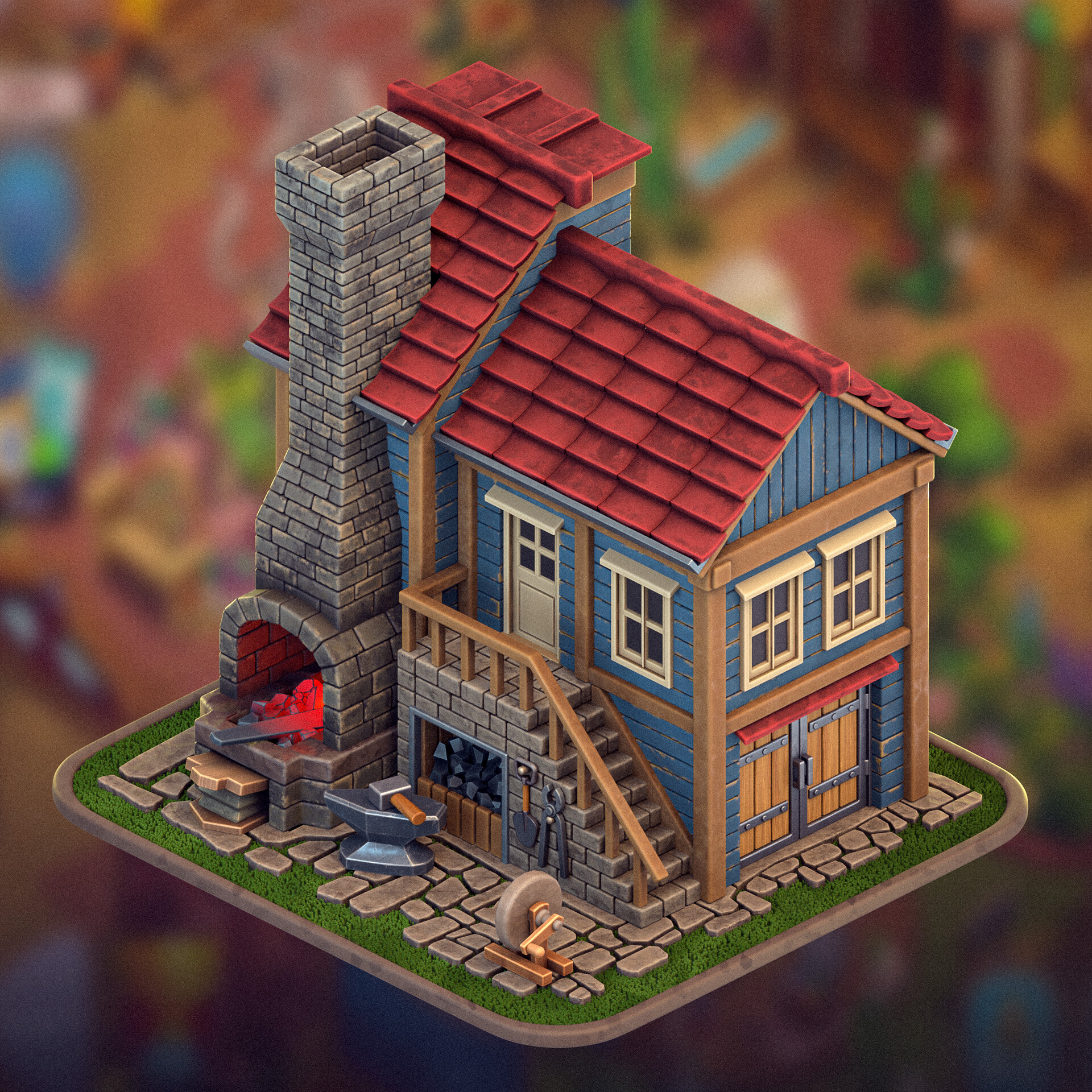 ArtStation - Blacksmith House