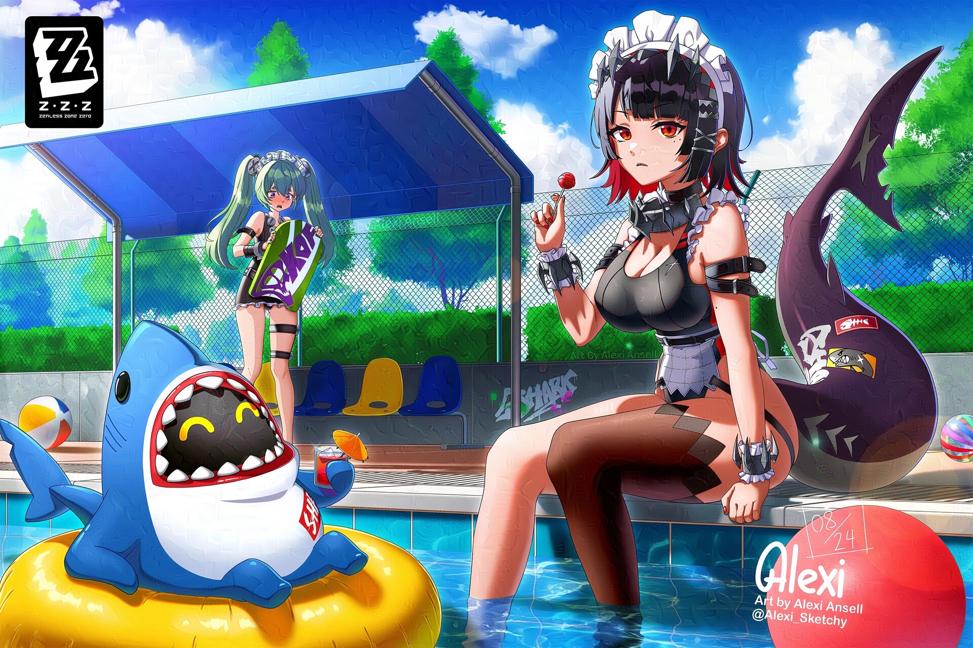 ArtStation - Pool Day