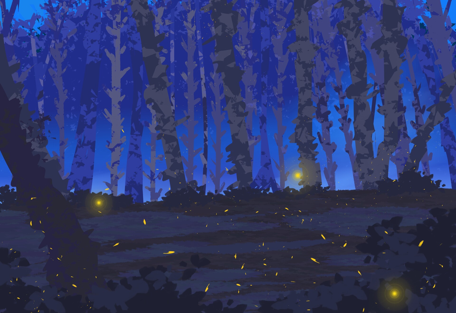 ArtStation - Forest studies