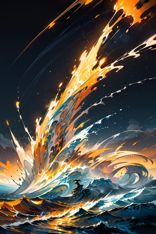 ArtStation - Abstract Oil Splash