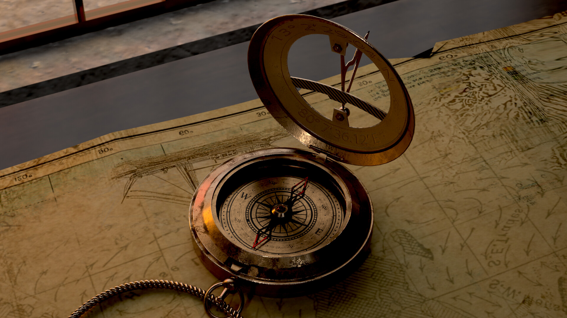 ArtStation - Sundial Compass