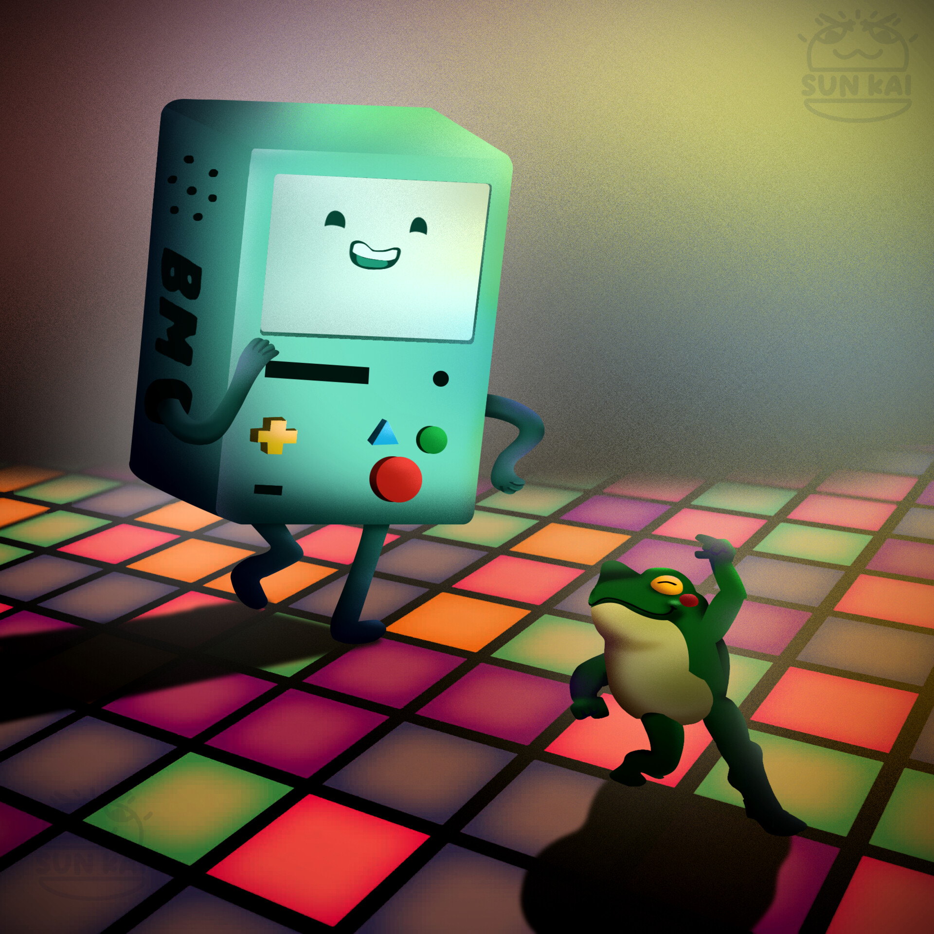 ArtStation - BMO and Frog