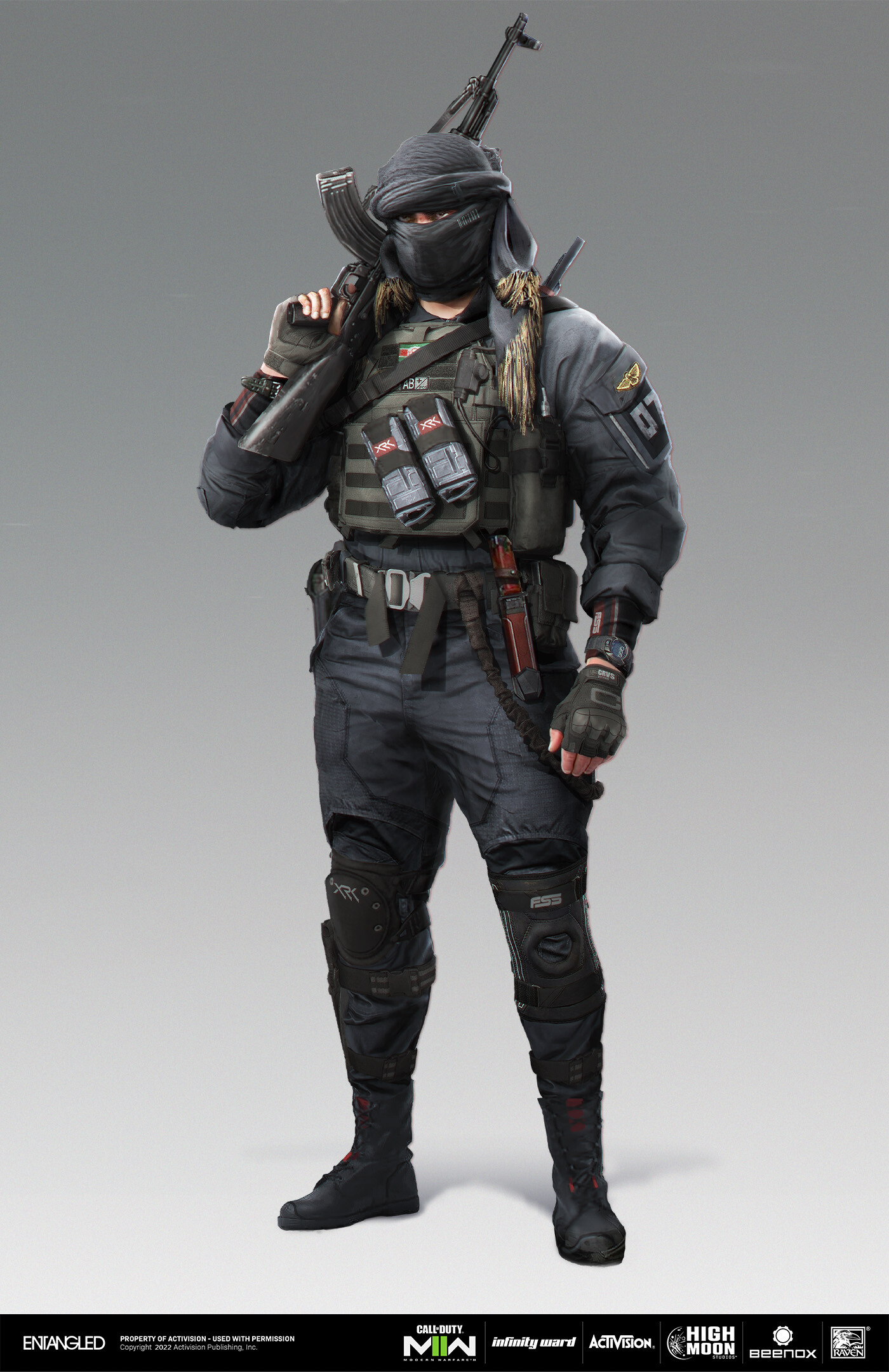 ENTANGLED Studio - Concept Character Art for Call of Duty MW2