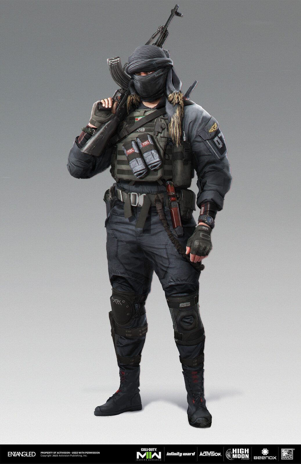 ENTANGLED Studio - Concept Character Art for Call of Duty MW2