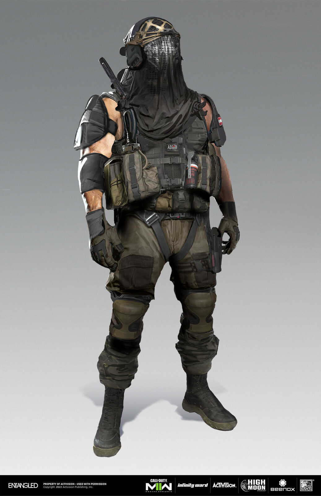 ENTANGLED Studio - Concept Character Art for Call of Duty MW2