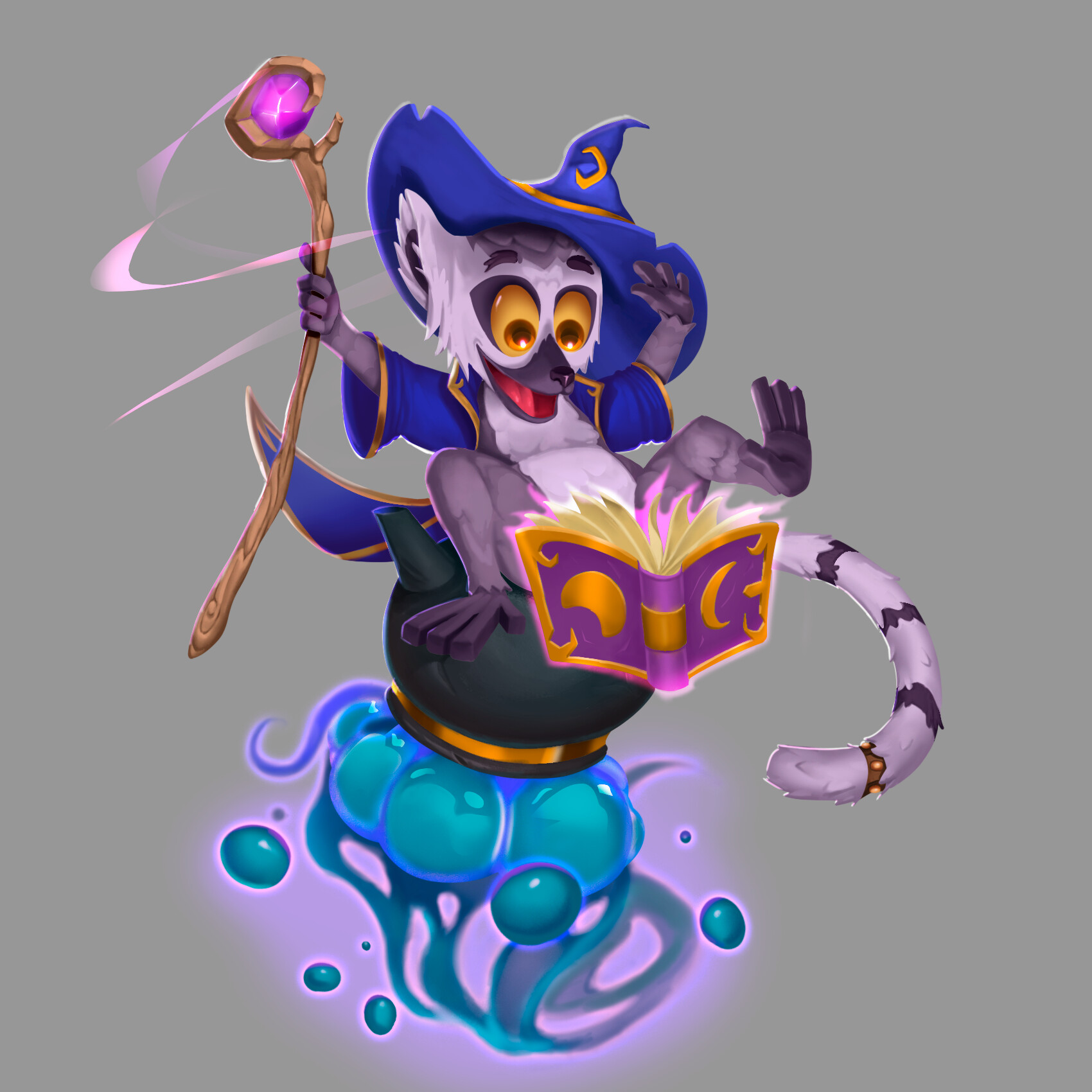 ArtStation - Wizard Lemur