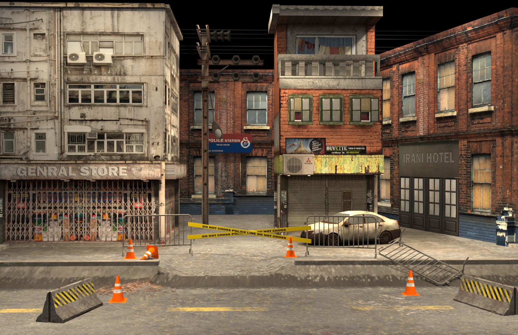 ArtStation - Crime scene Virtual Realty Set VR