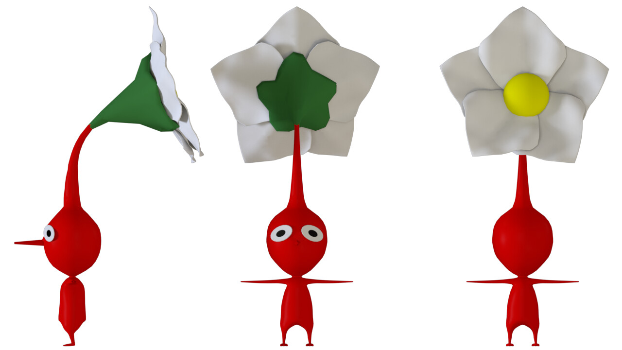 ArtStation - Pikmin Basic Modeling & Animation