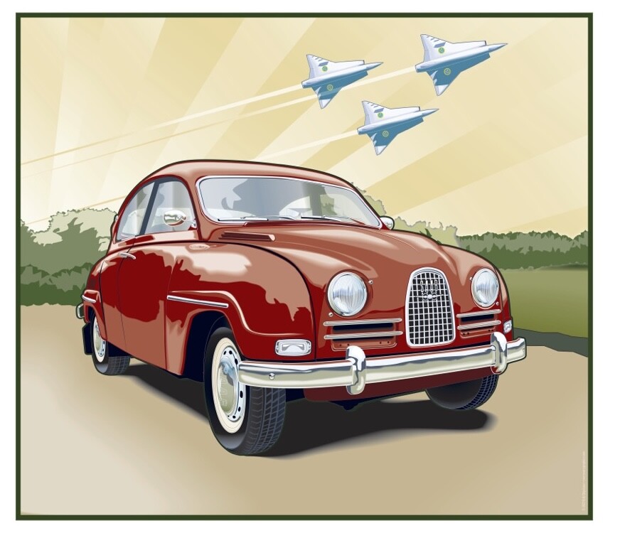 ArtStation - Saab 96