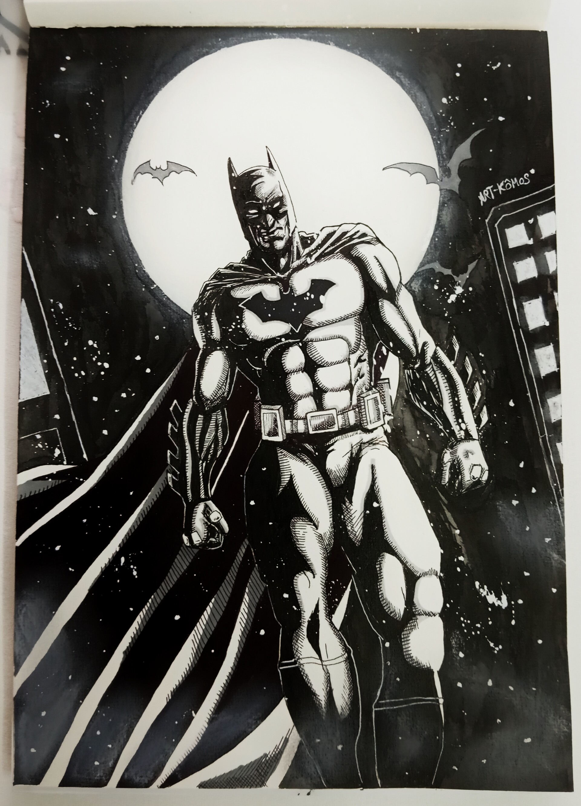 ArtStation - BATMAN “Noche, Niebla y Nieve”