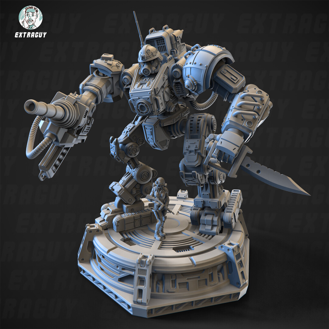 ArtStation - Iron Joe 100mm Set 3D Printable