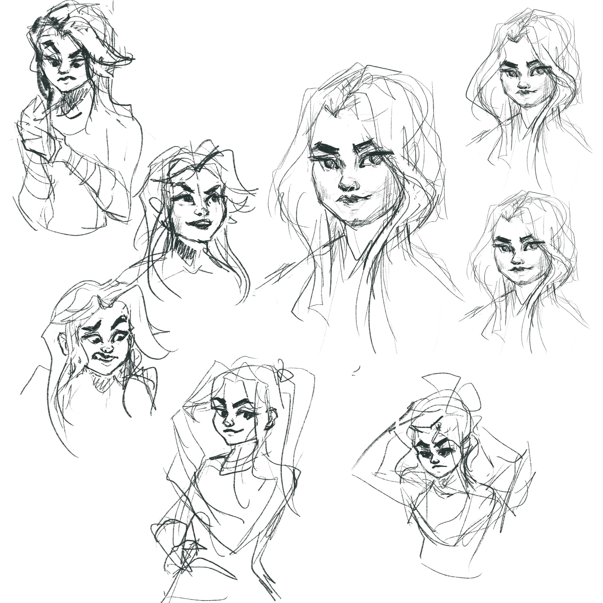 ArtStation - Expression Sheet