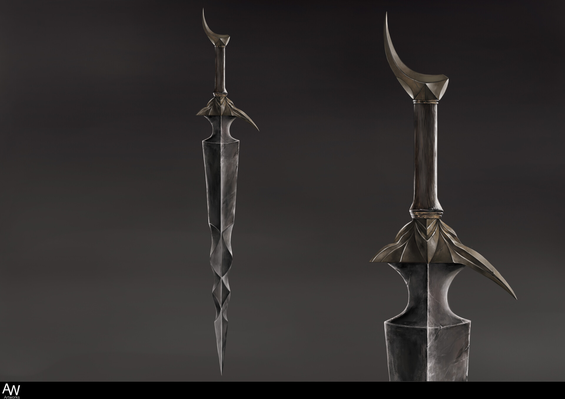 ArtStation - The veteran's sword