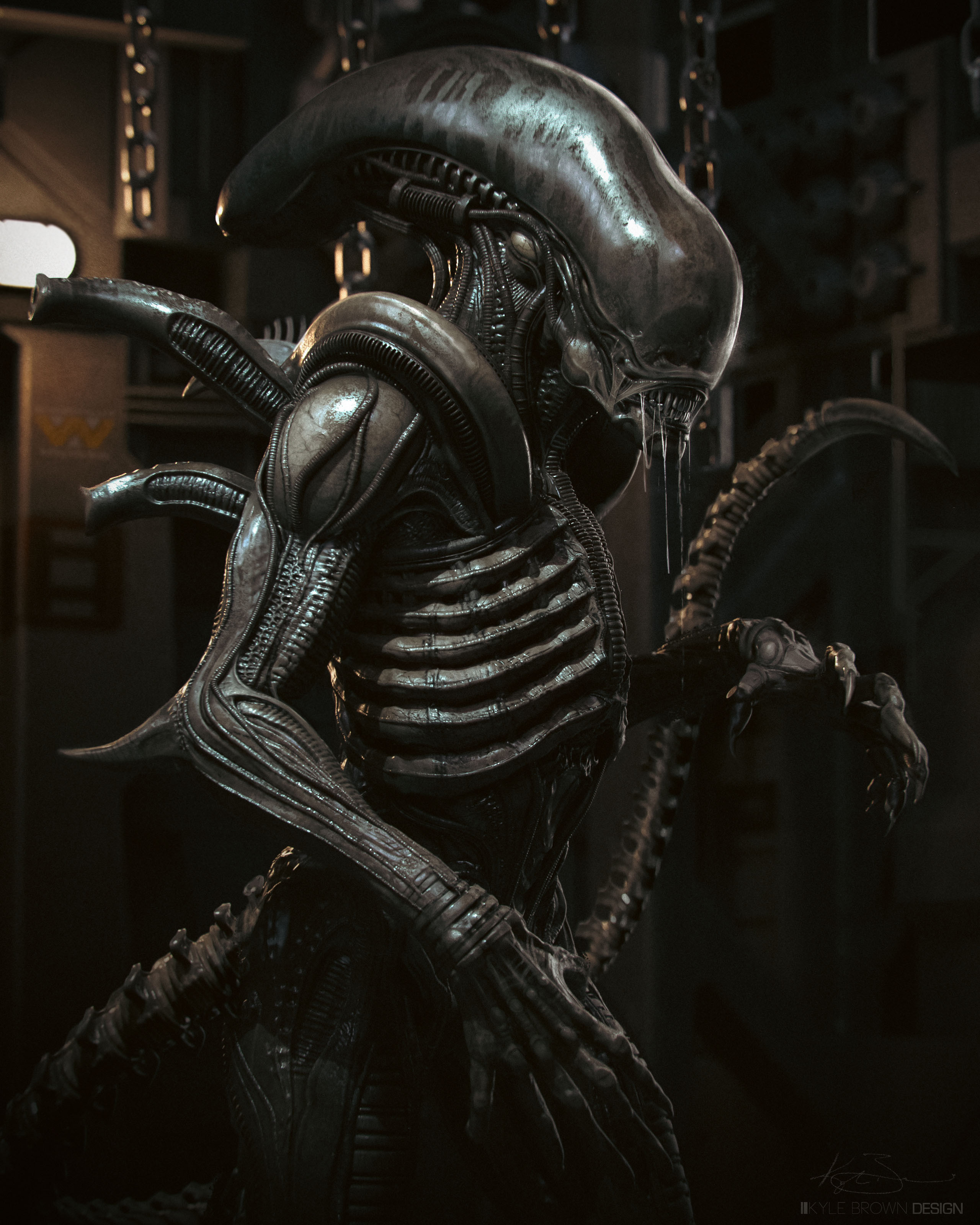 Kyle Brown - Alien Xenomorph Fan Art