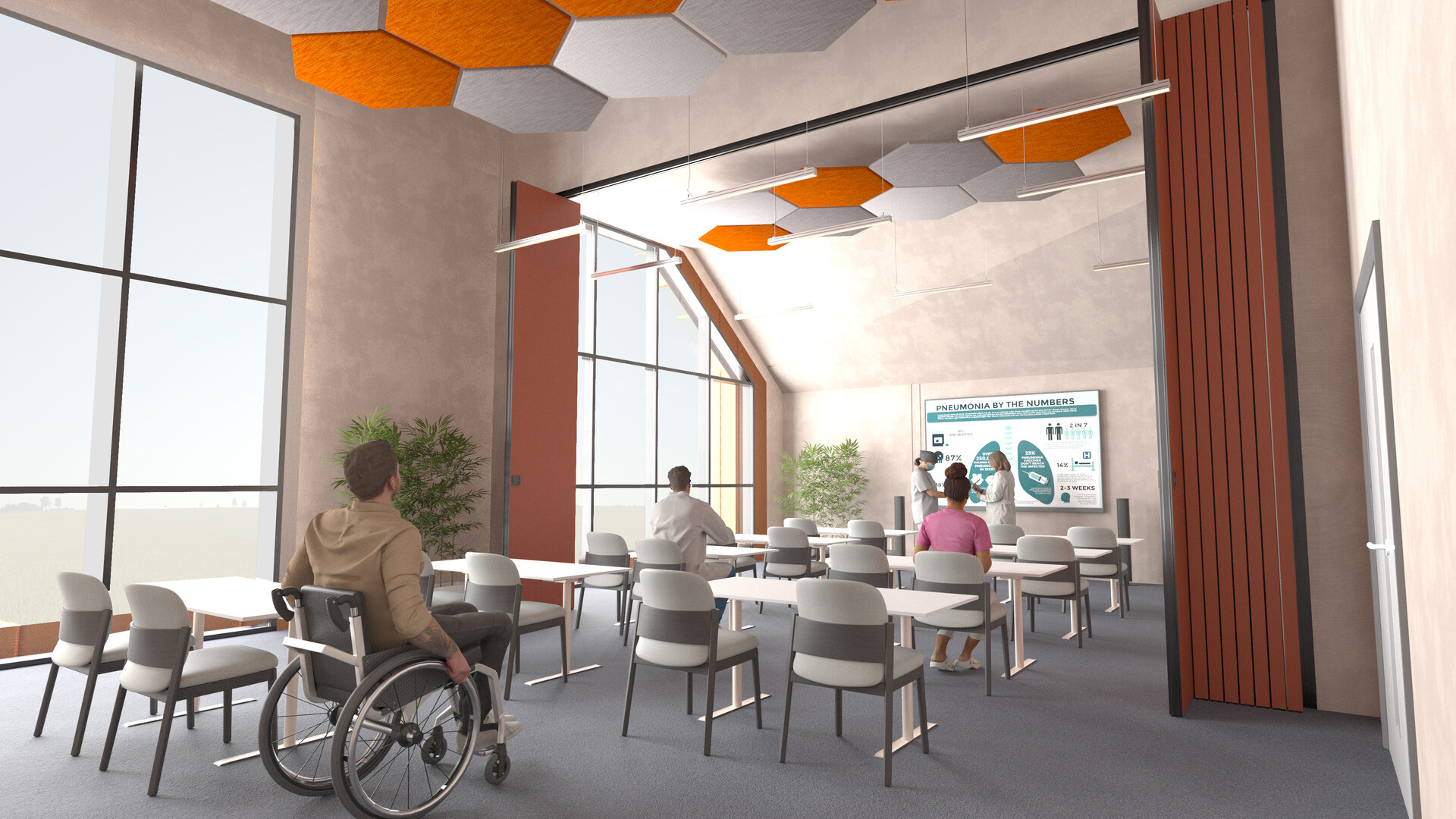 Sam Pearse - Internals - Cafe and Meeting Rooms