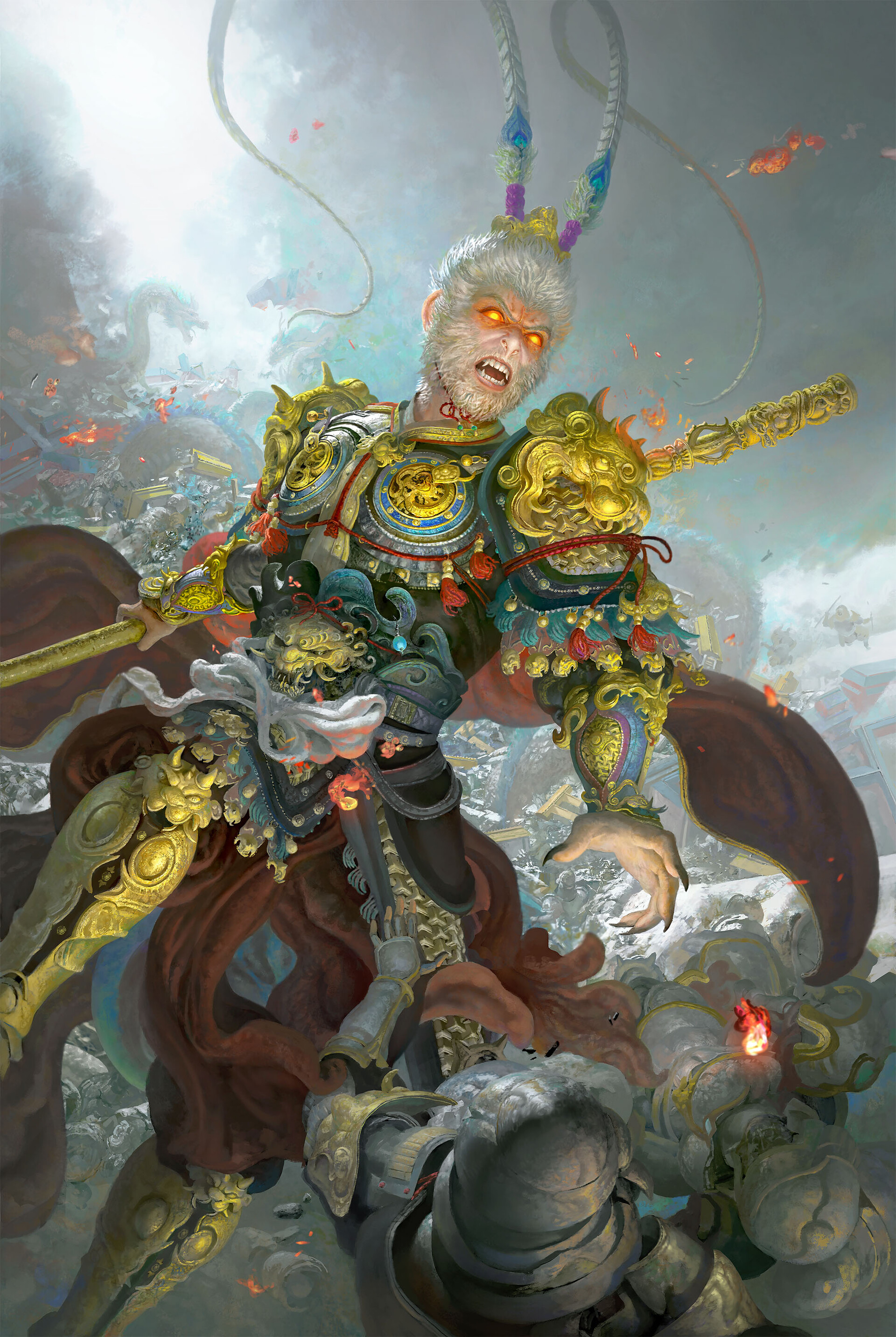 ArtStation - black myth wukong - fanart (齐天大圣语)