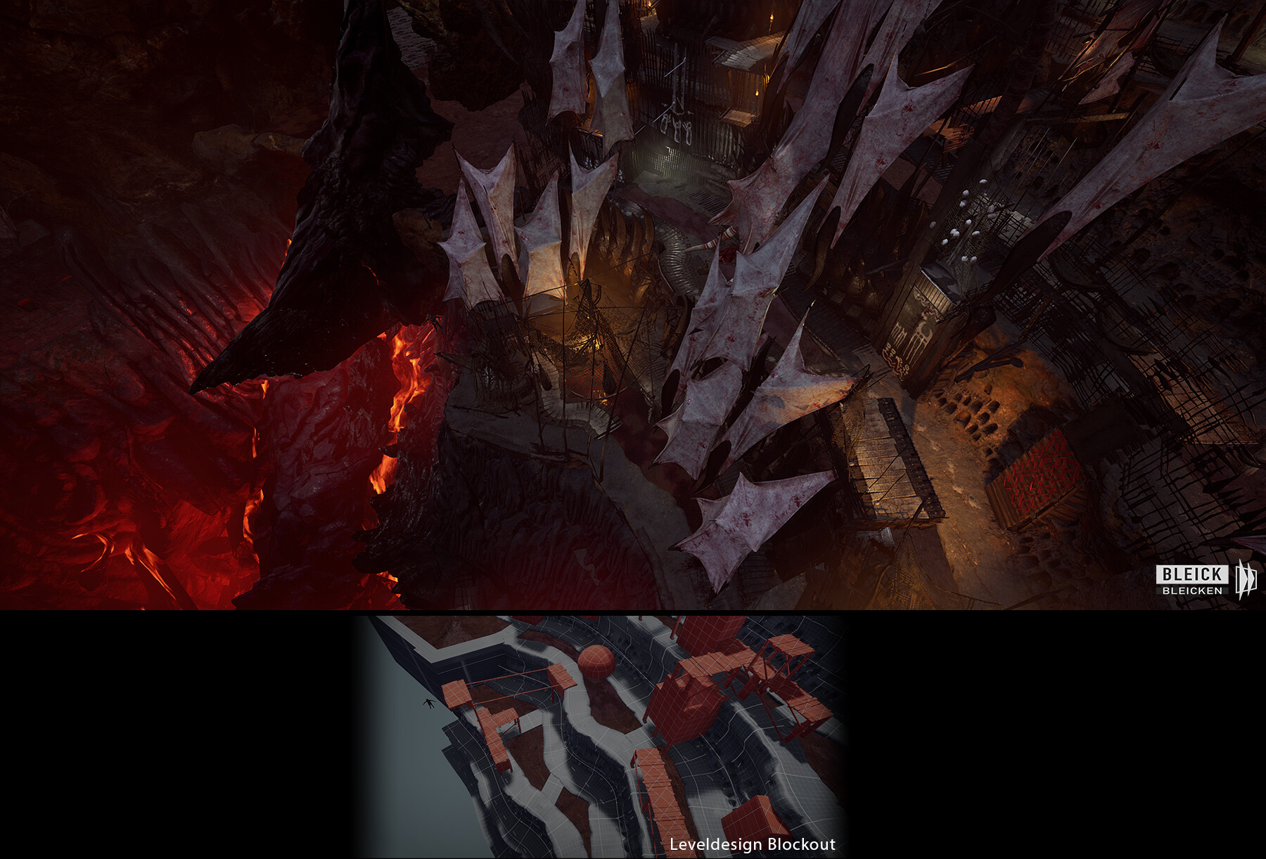 Bleick Bleicken - Visual Design based on Gameplay Design: Game Level