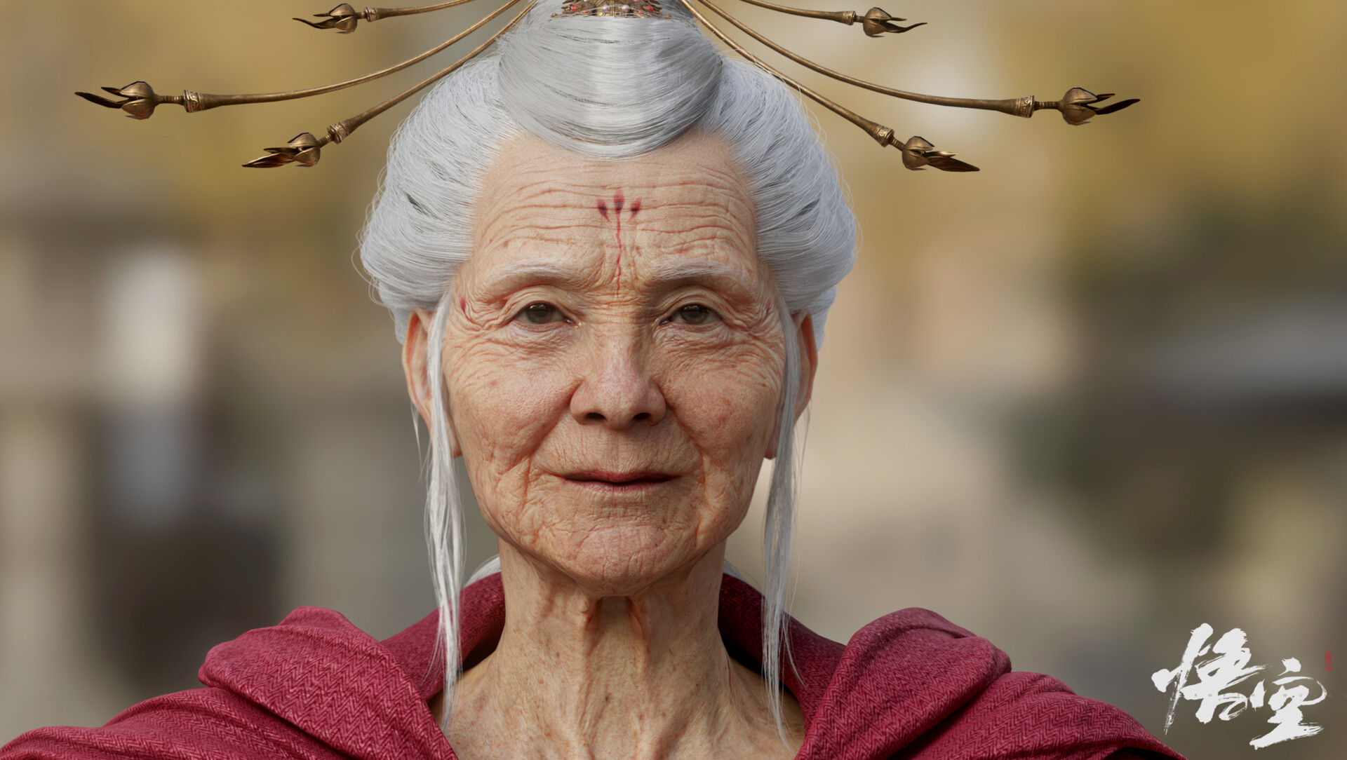 huan gugu - wukong Character Modeling_蜘蛛精