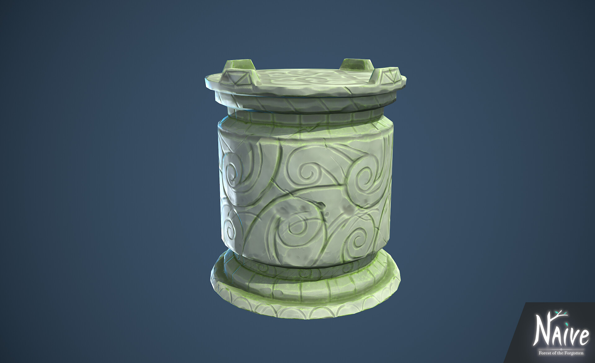 ArtStation - (Project : Navis) Stylized Stone cyilender save points