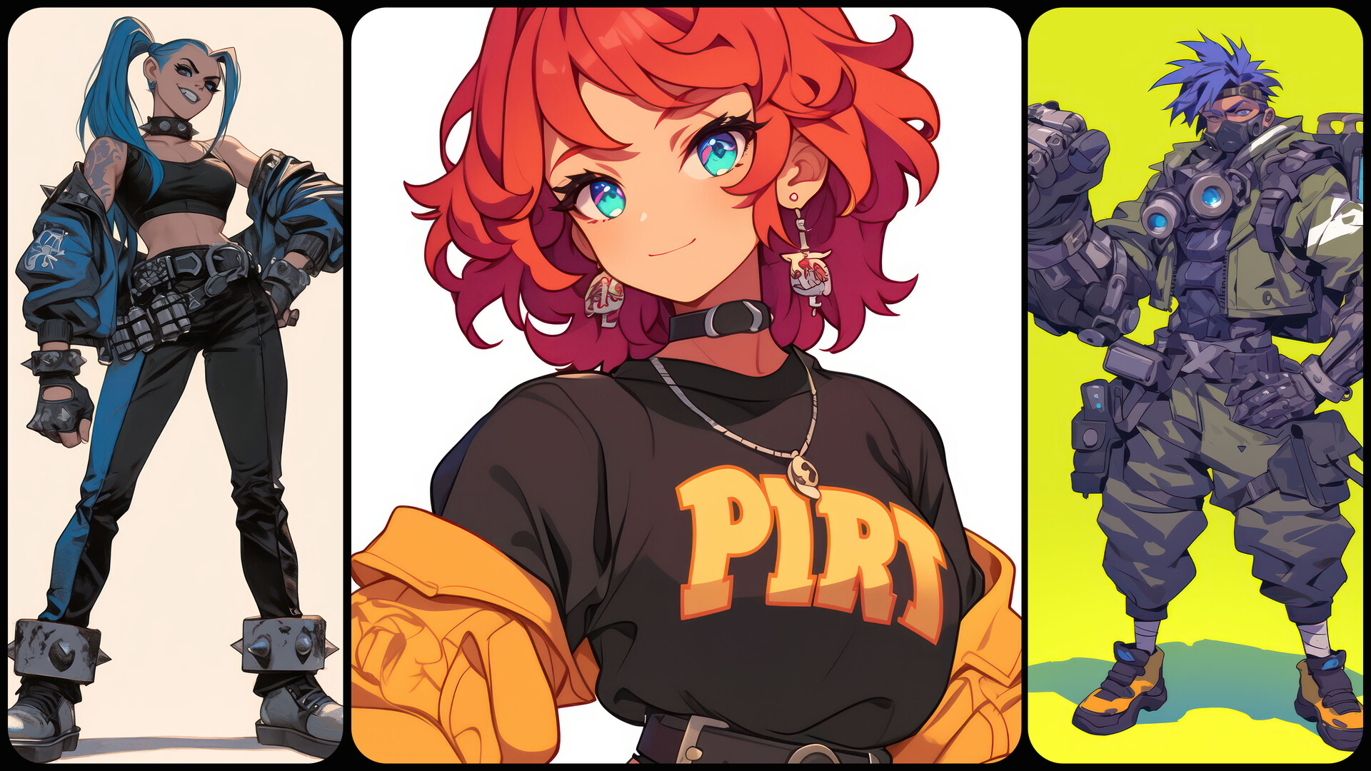 Ferial Studio - 🔹210 Rebel - Cartoon Character Reference Image Pack v ...