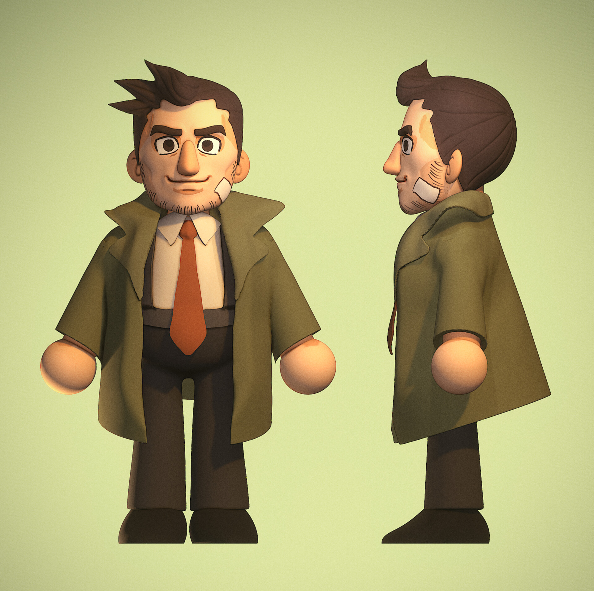 ArtStation - Gumshoe Figurine Prototype