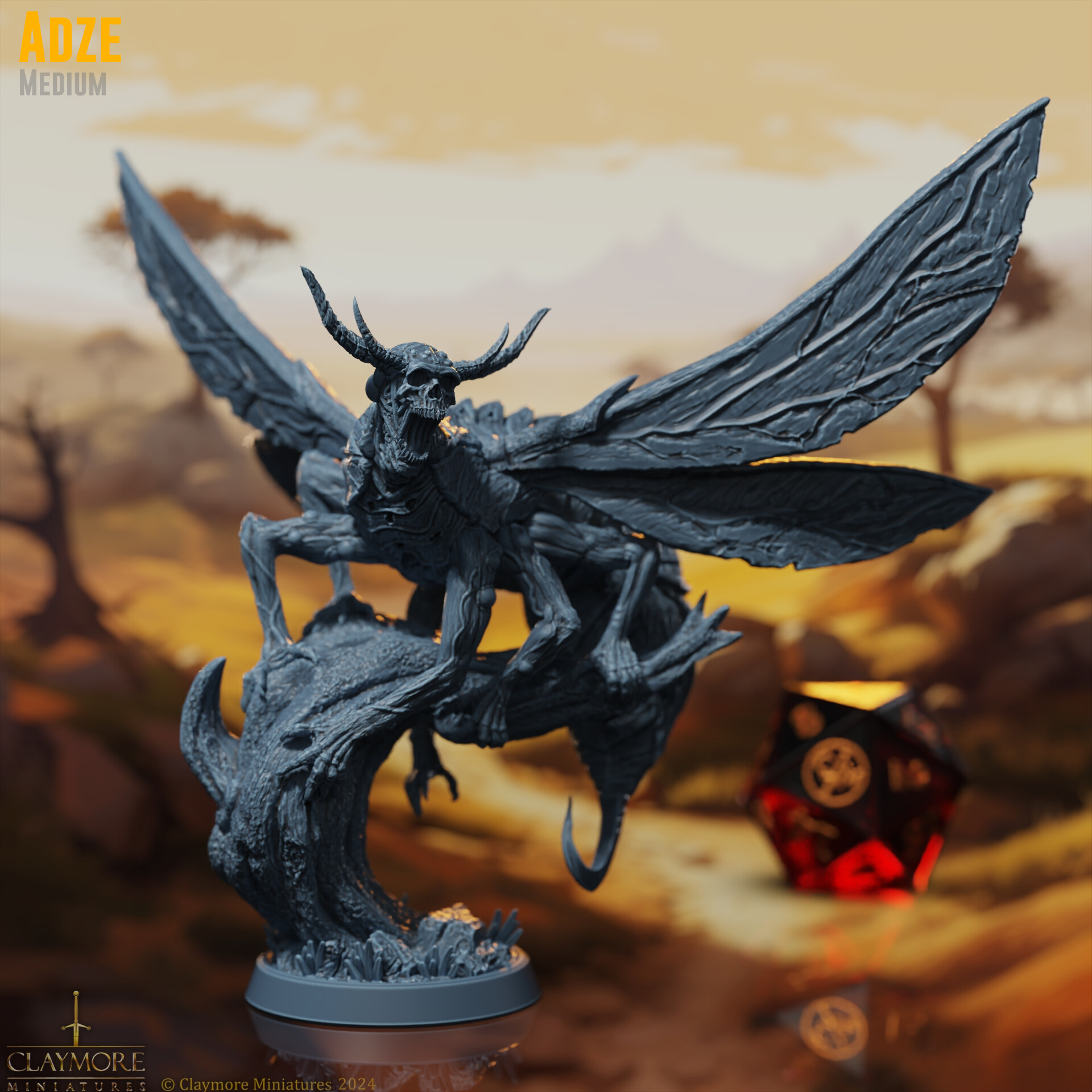 ArtStation - MINIATURE ADZE CREATURE MONSTER - CLAYMORE