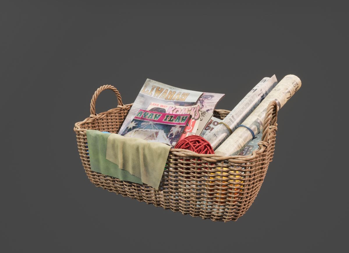 ArtStation - Rattan Basket