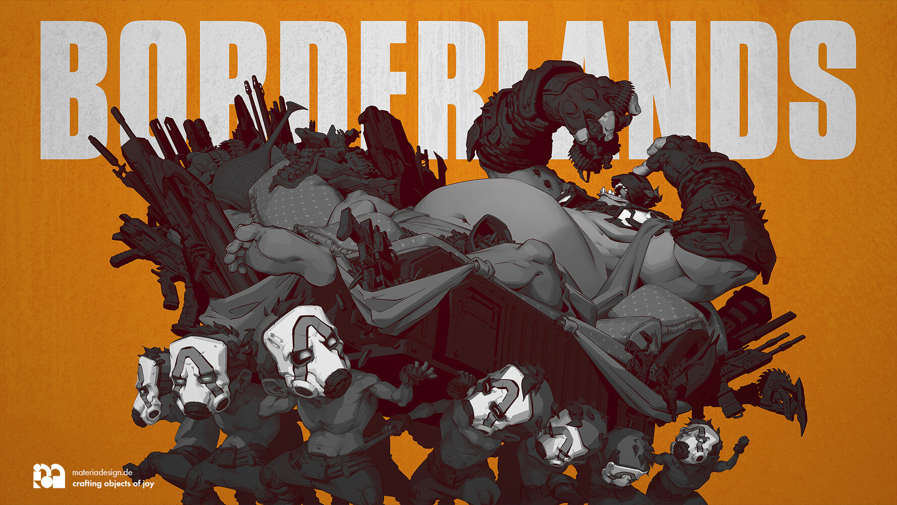 ArtStation - BORDERLANDS Tribute