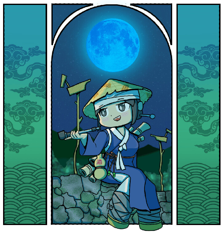 ArtStation - 20240821-blue moon