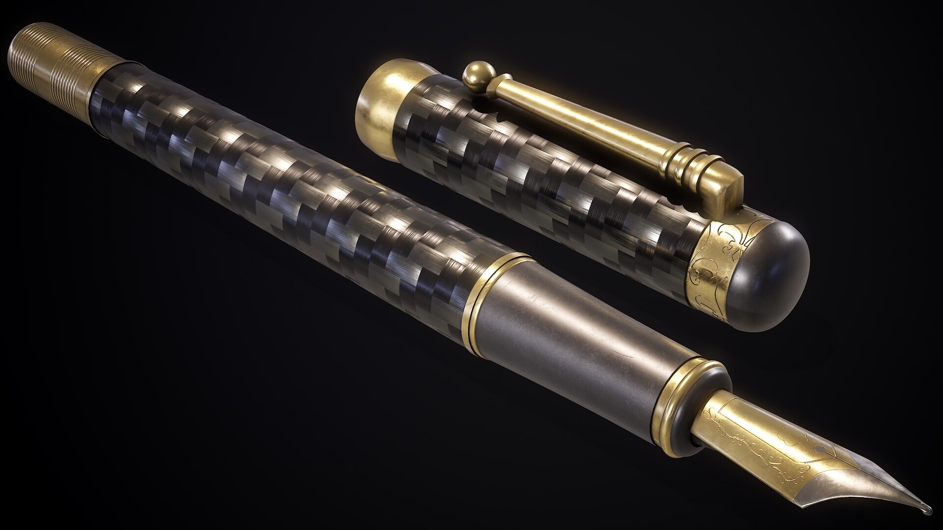 ArtStation - Fountain Pen 3D model