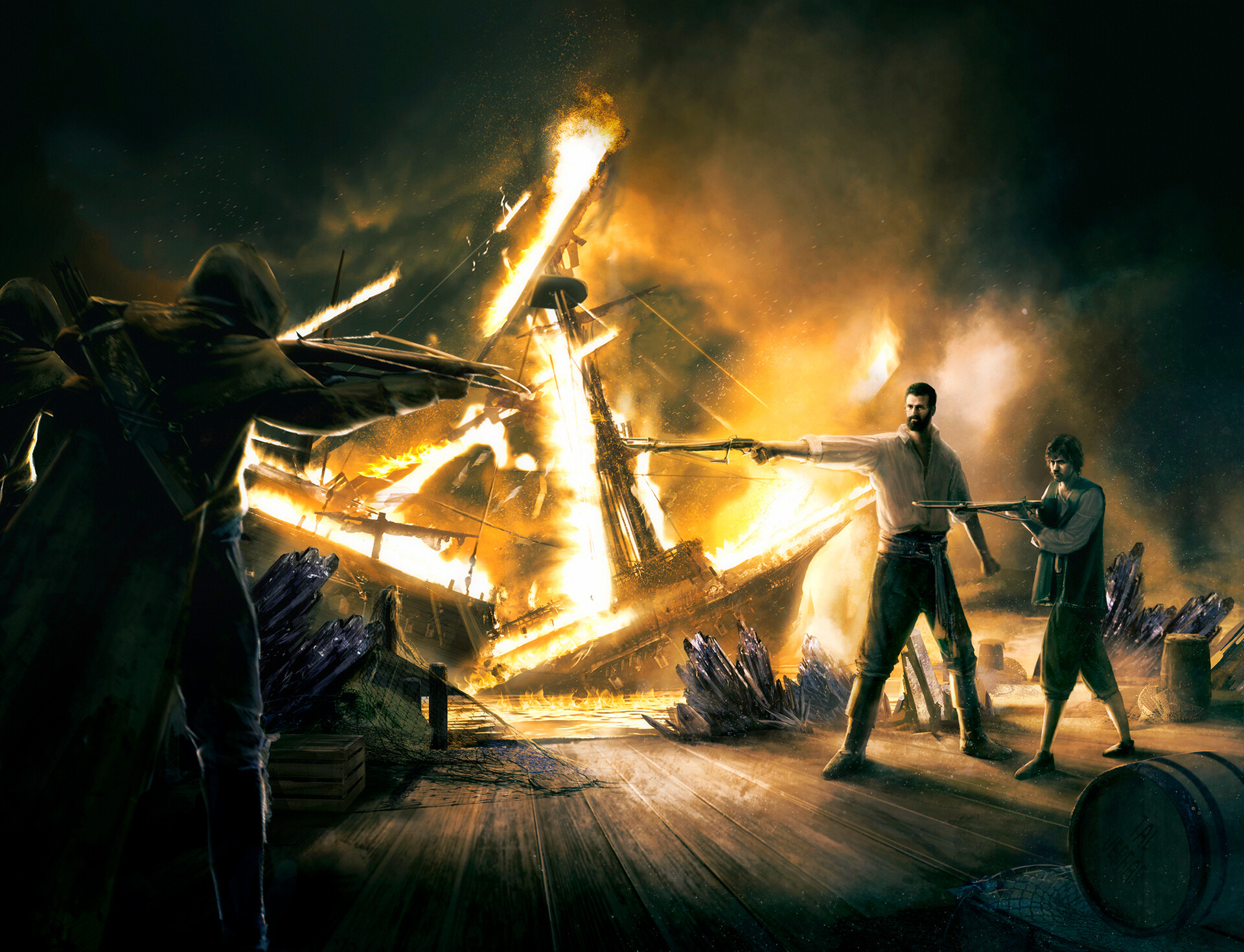 ArtStation - Locke Lamora and Jean Tannen in Tal Verrar