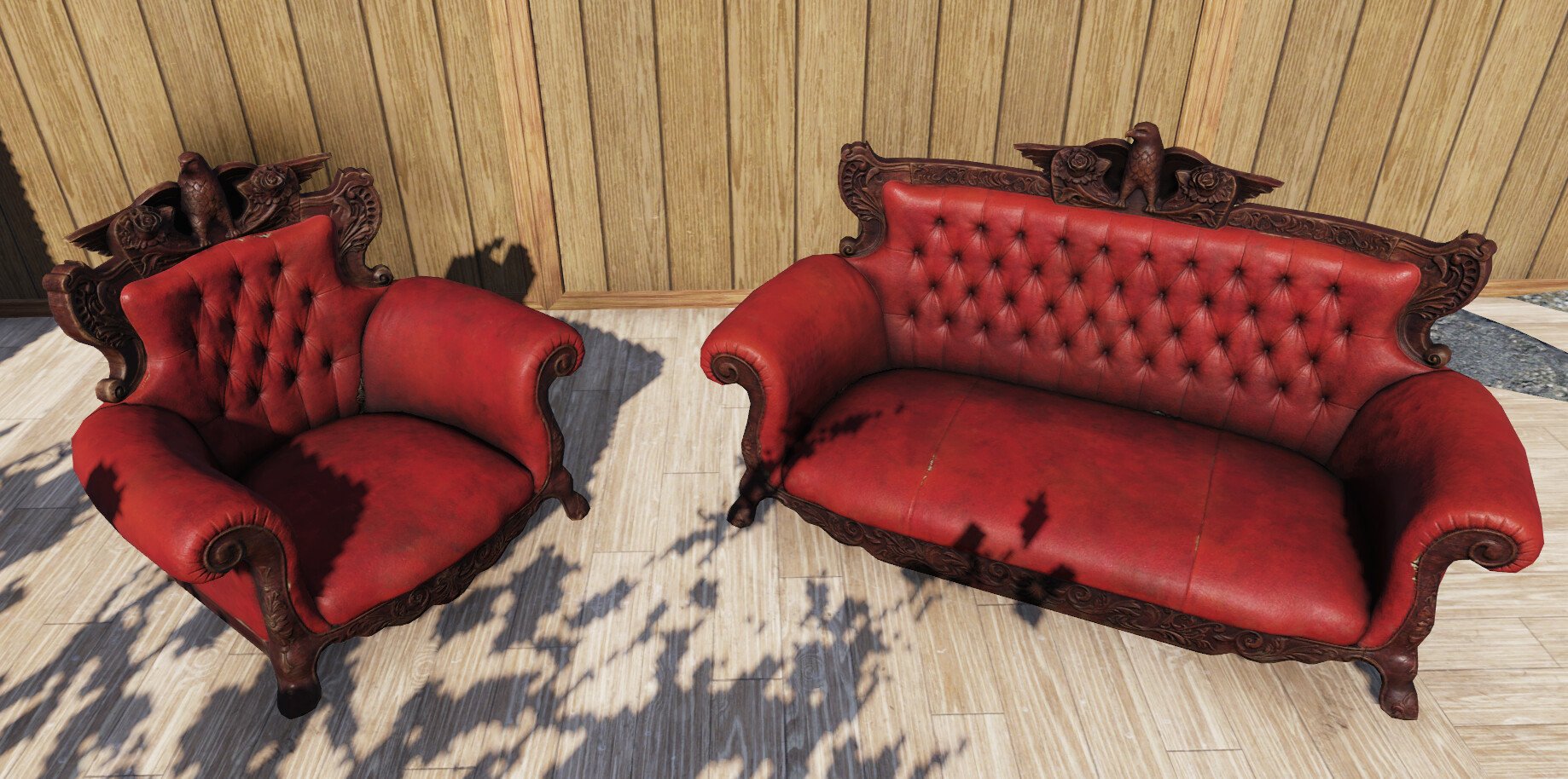 ArtStation - Grand Parlour Couch and Chair (Asset Integration ...