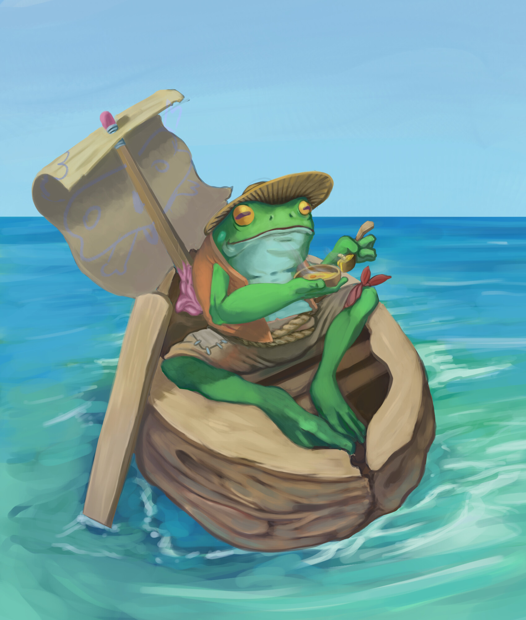 ArtStation - Sailor Frog