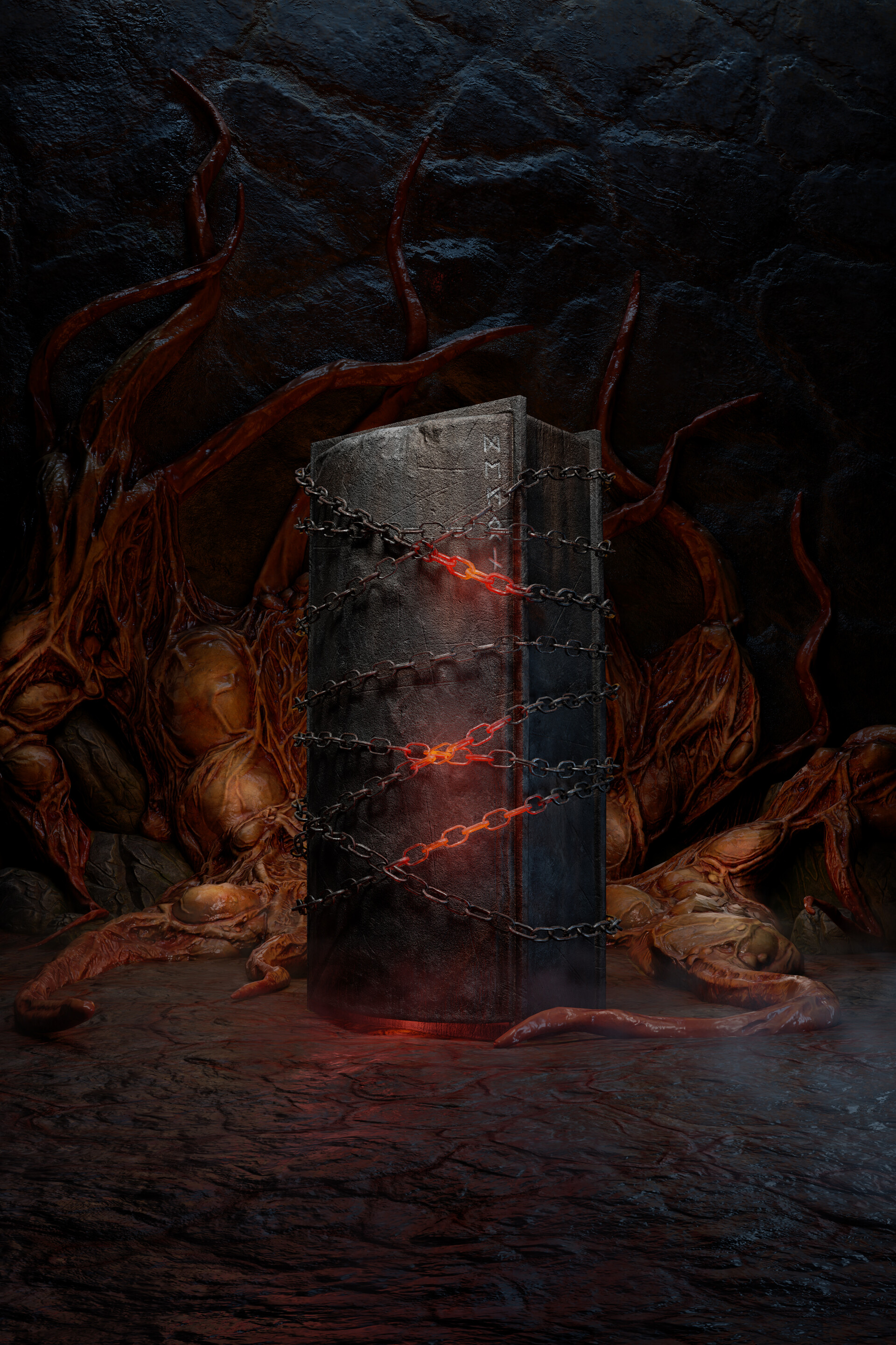 ArtStation - Demonic burial