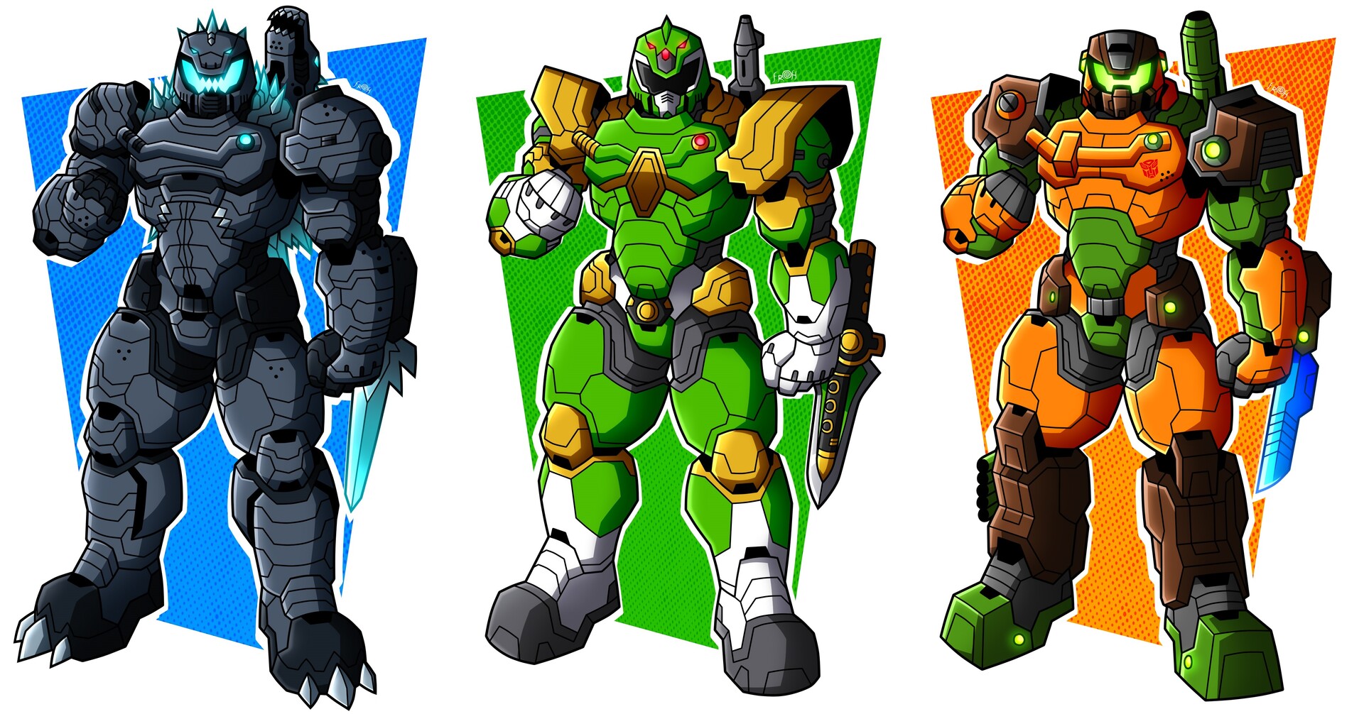 Infinity Pilot - Sentai Slayer (Doom / Power Rangers skin)