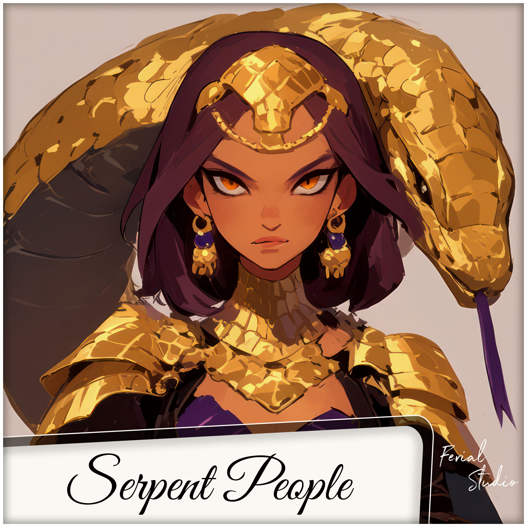 Ferial Studio - 🔹220 Serpent People - Cartoon Character Reference Image ...