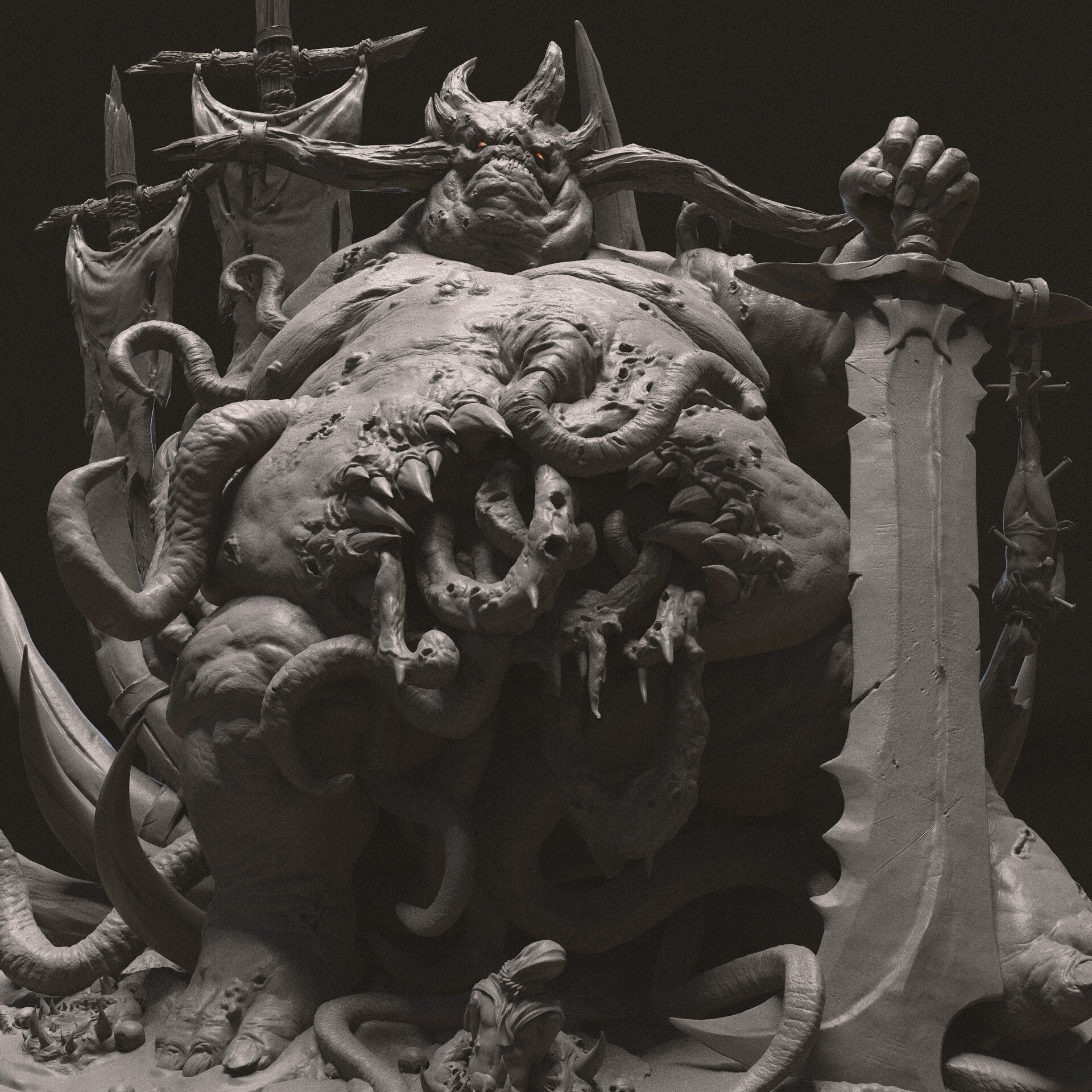 ArtStation - Purulent_Demon_throne