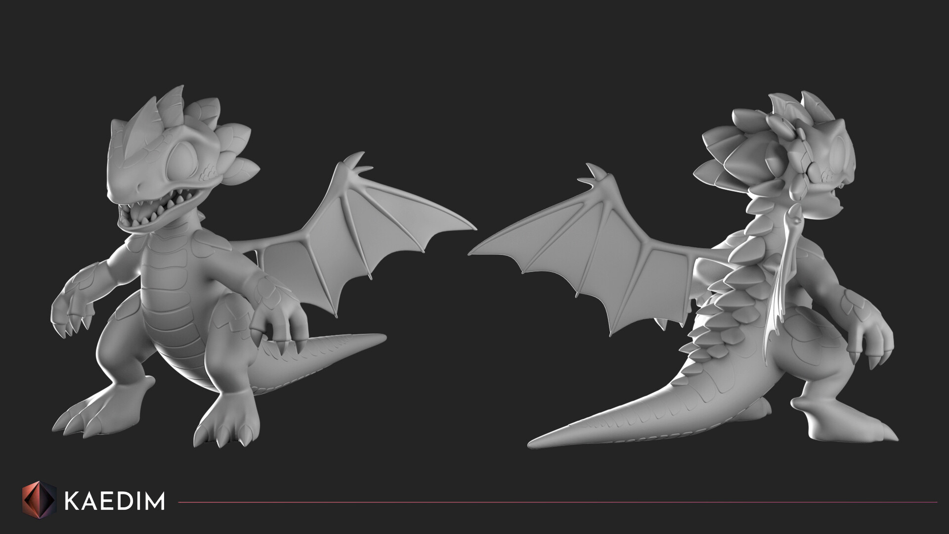 Kaedim - Dragon | 3D Stylised Game Character | Kaedim