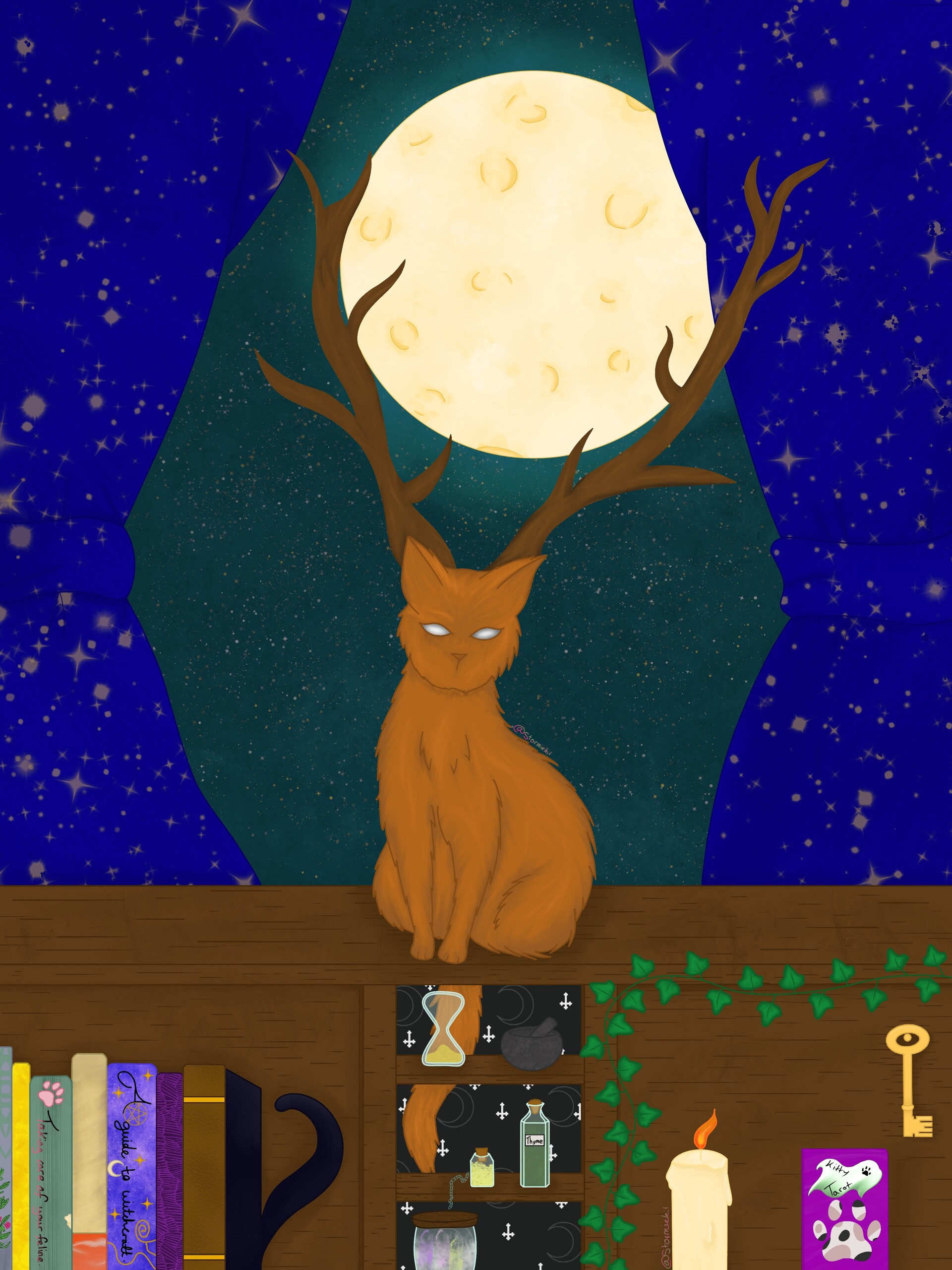 ArtStation - Midnight Kitty