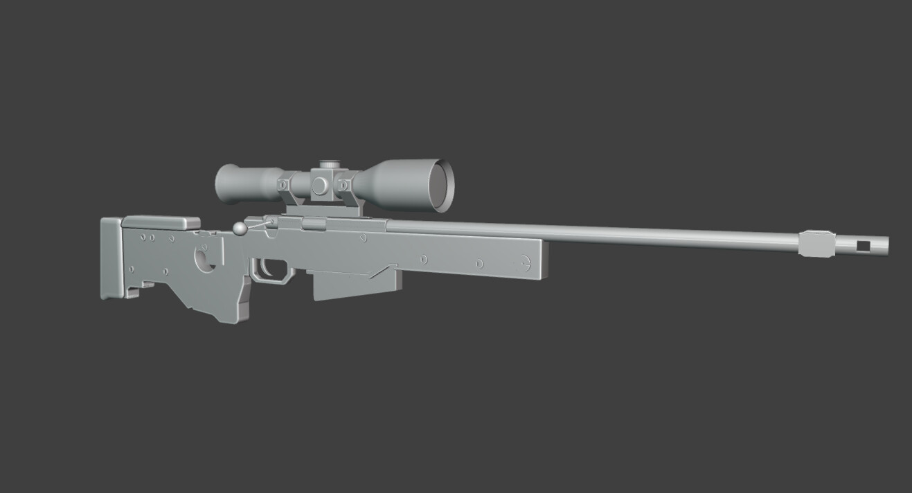 ArtStation - AWP - Sniper Rifle