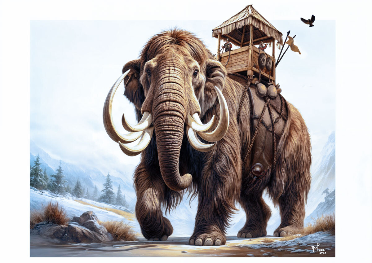 ArtStation - Buryati War Mammoth