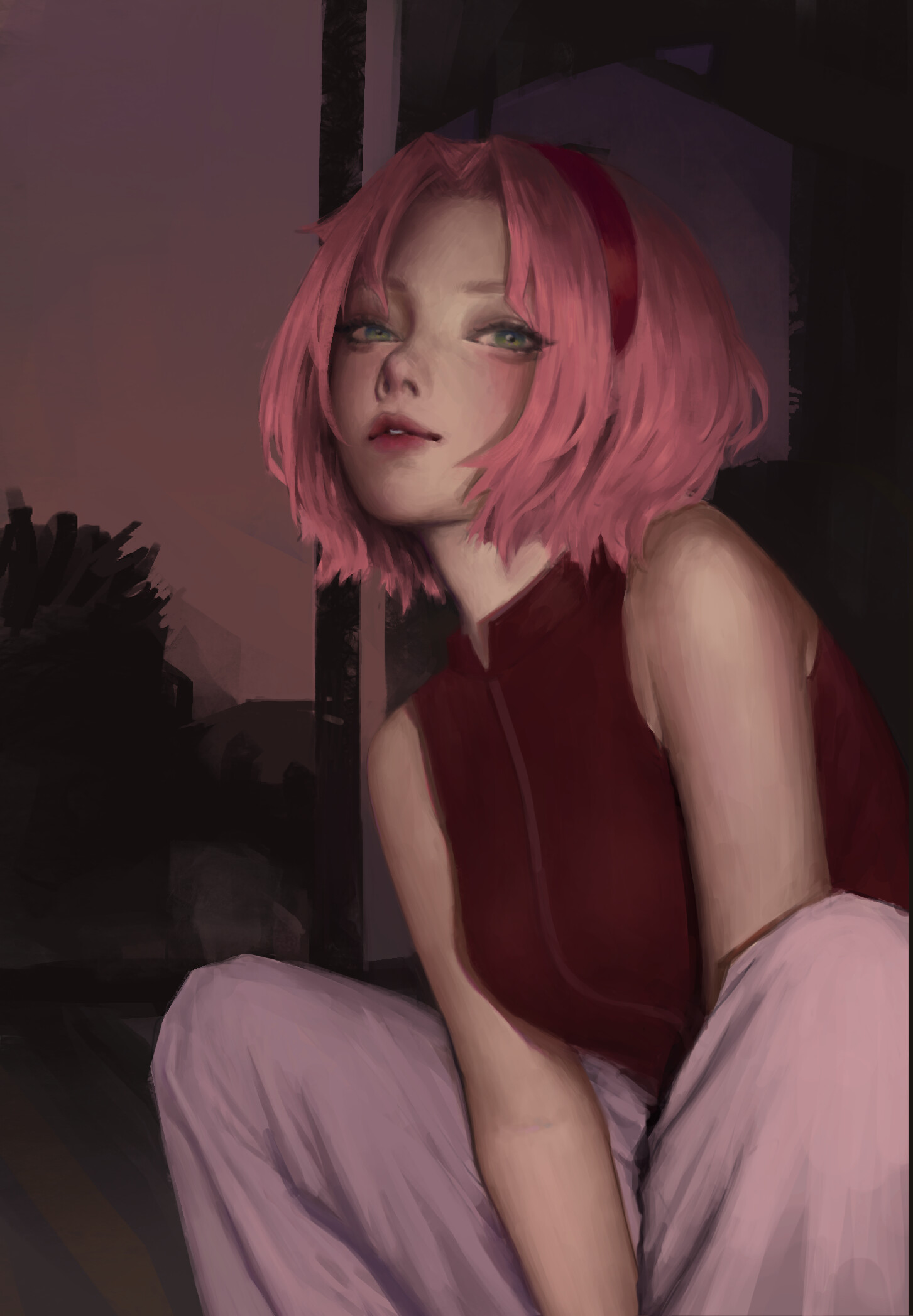 ArtStation - Sakura fanart