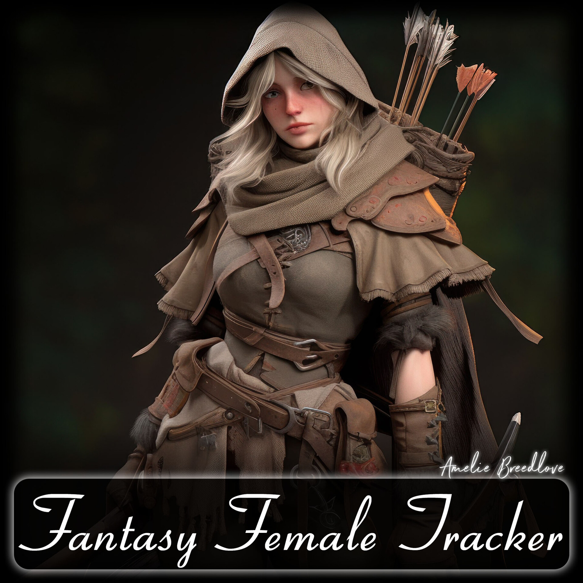 ArtStation - 200 Fantasy Female Tracker Reference Pack | 4K | v.144