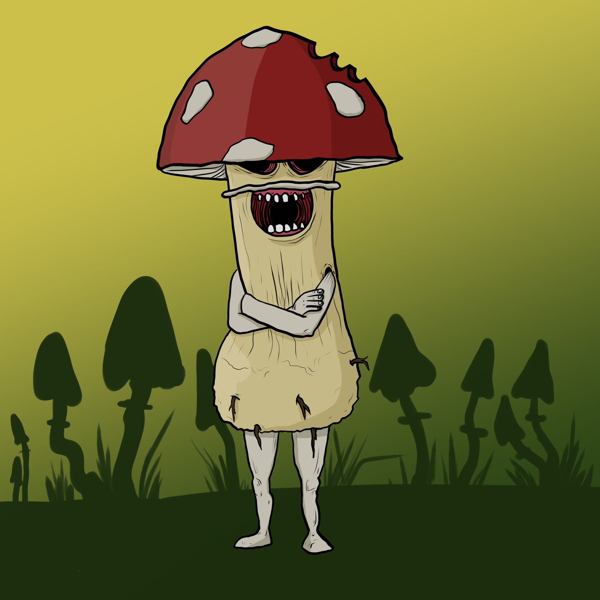 ArtStation - From a cute mushroom to an old toadstool